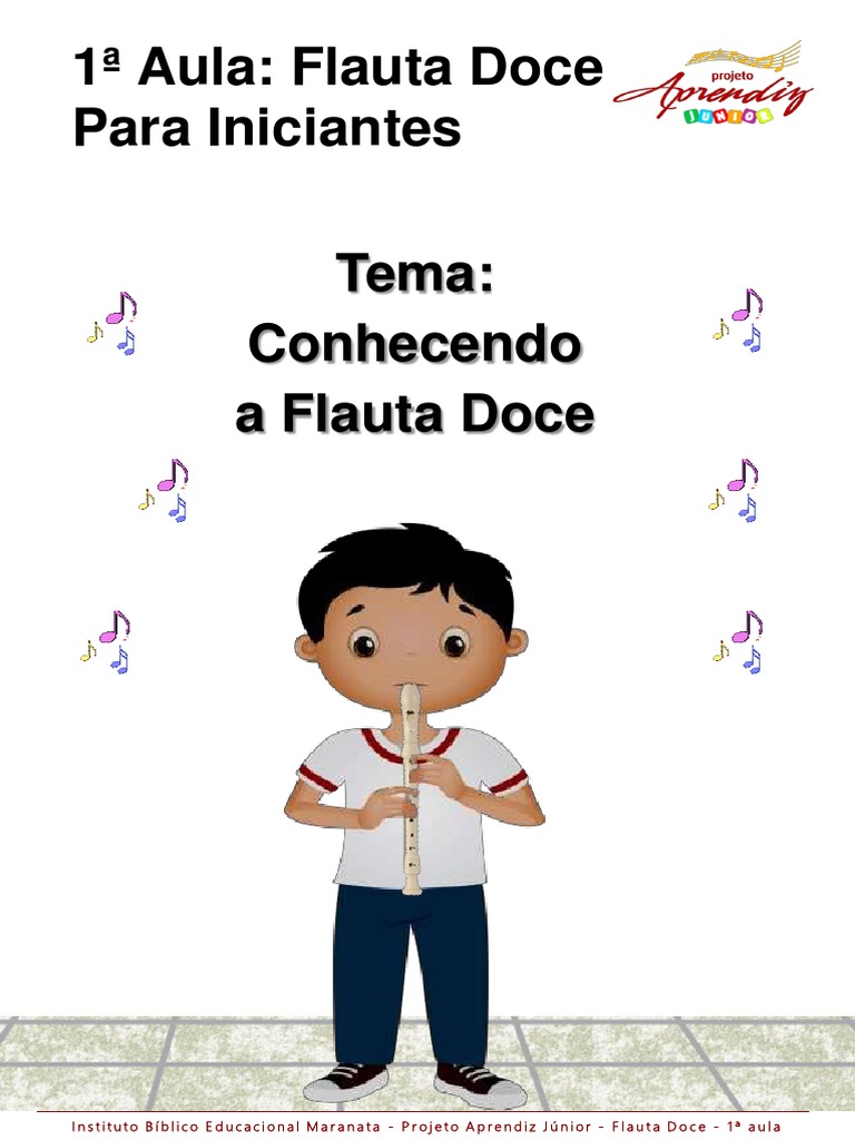 Introdução à Flauta Doce: Conhecendo o Instrumento e Aprendendo as ...