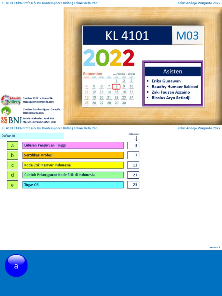 003 KL4101 Etika Profesi 20220908 M03 T03 | PDF