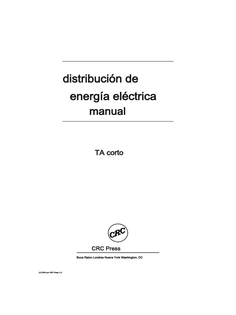 Electric Power Distribution Handbook 1 174.en - Es | Descargar gratis ...