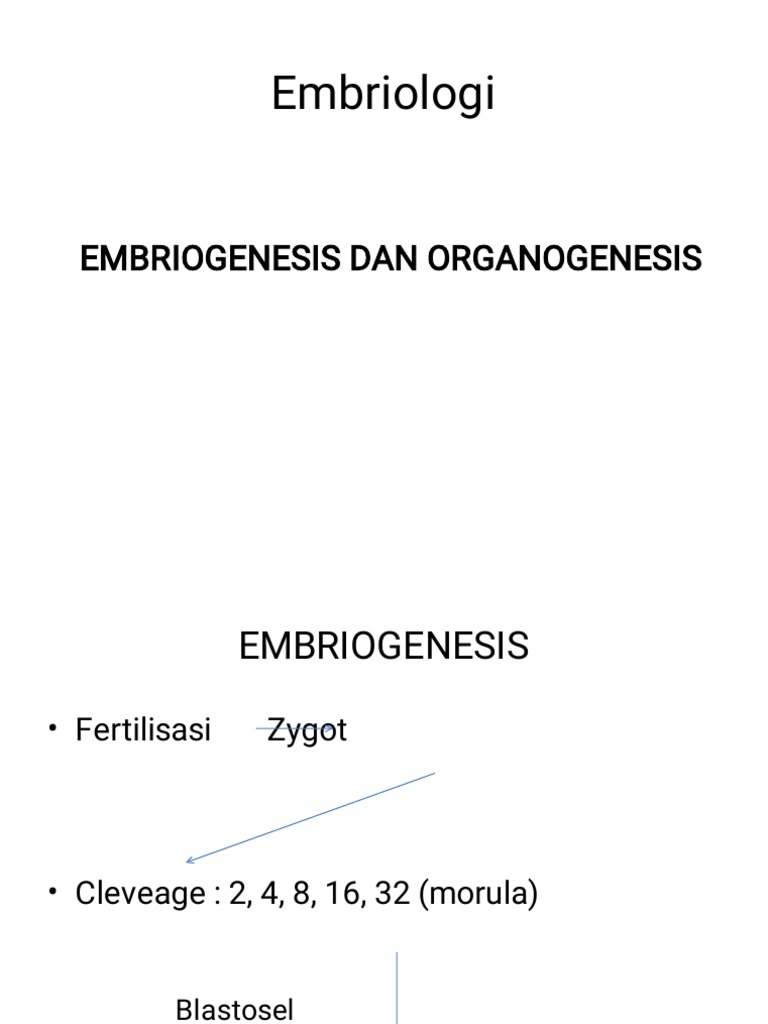 Embriologi | PDF