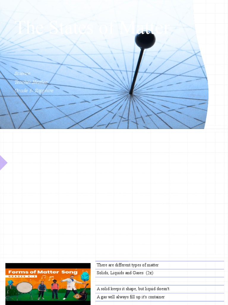 Science Grade 3 Lesson 1 | PDF