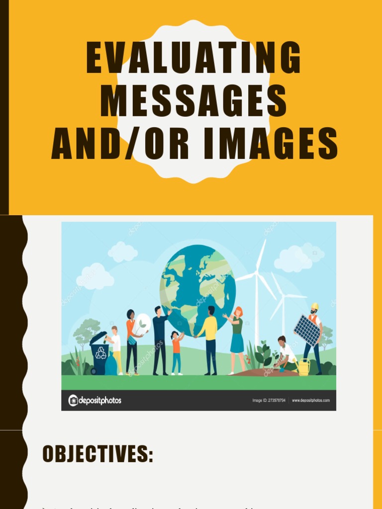 Evaluating Messages and Images | PDF