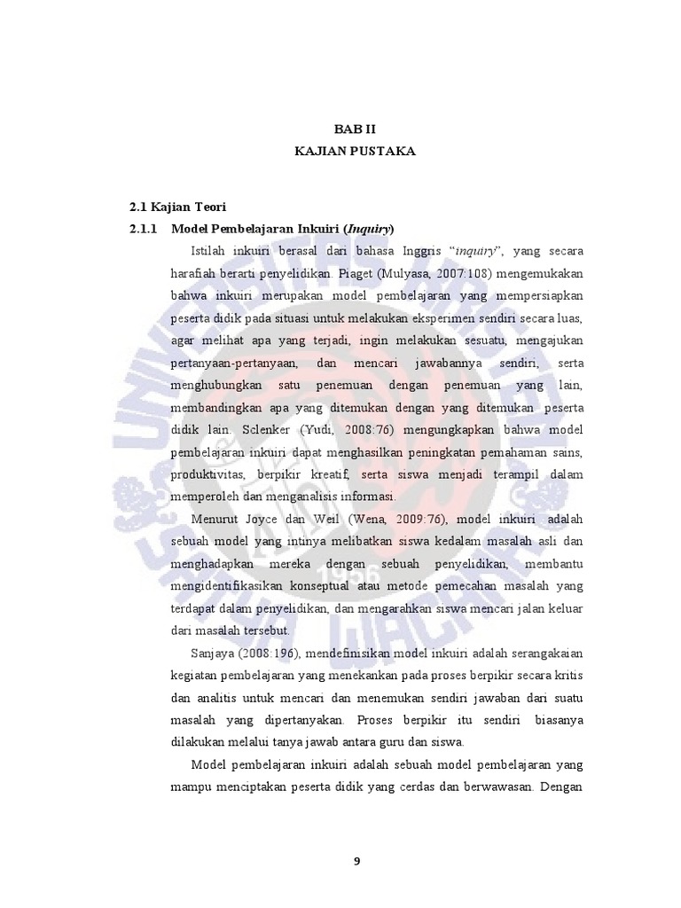 Sintaks Inquiry Terbimbing | PDF | Pengembangan Diri