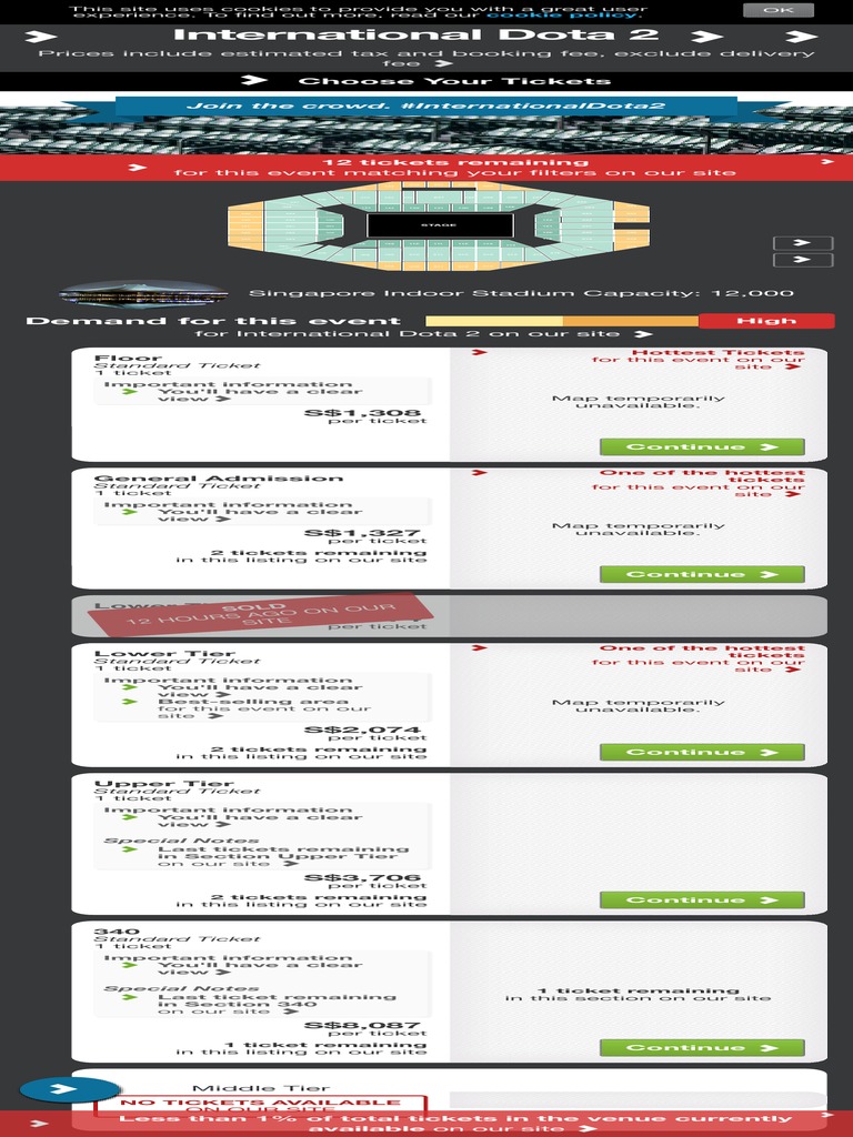 The International Dota 2 Championships 2022 - Finals - 2 Day Singapore Indoor Stadium Singapore ...