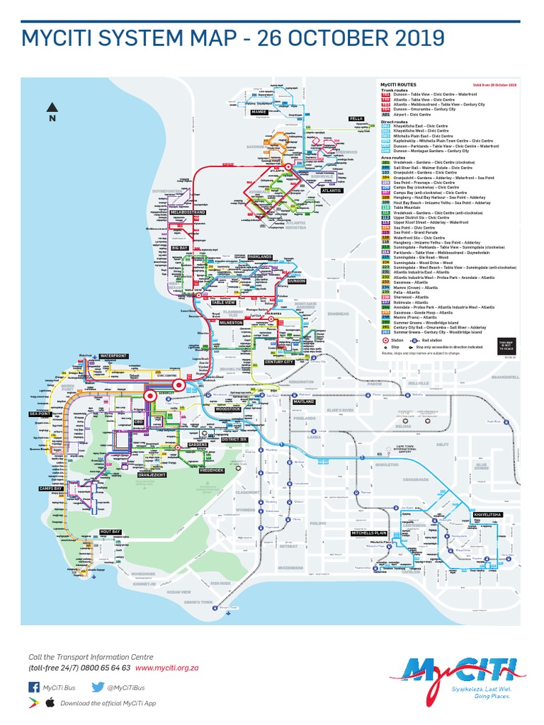 MyCiTi - System Map 26 October 2019 | PDF