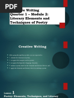 Creative Writing PPT Module 1 | PDF | Senses | Mental Image