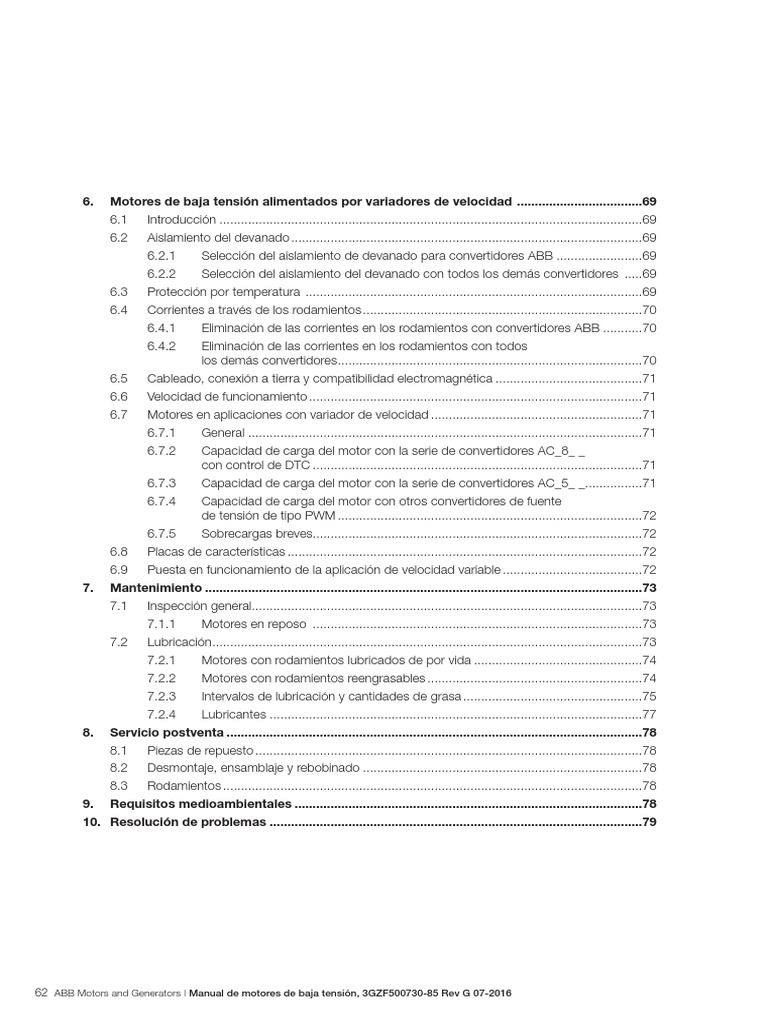 Manual de Motores ABB de Baja Tensión | PDF | Tecnología