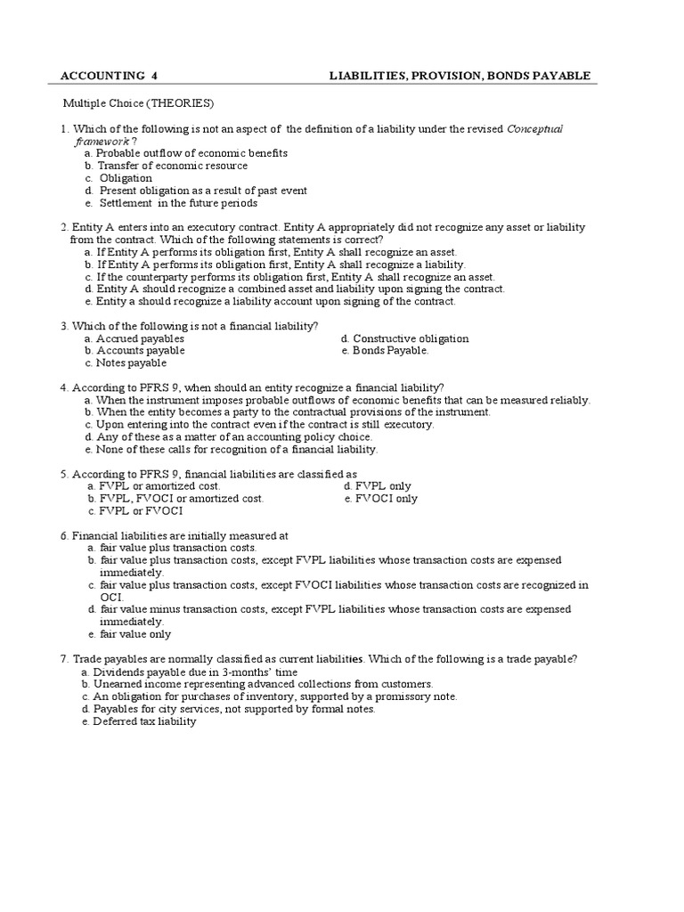 ACTG 4 Modules 1 3 PRELIMS Multiple Choice Theories 1 100 | PDF
