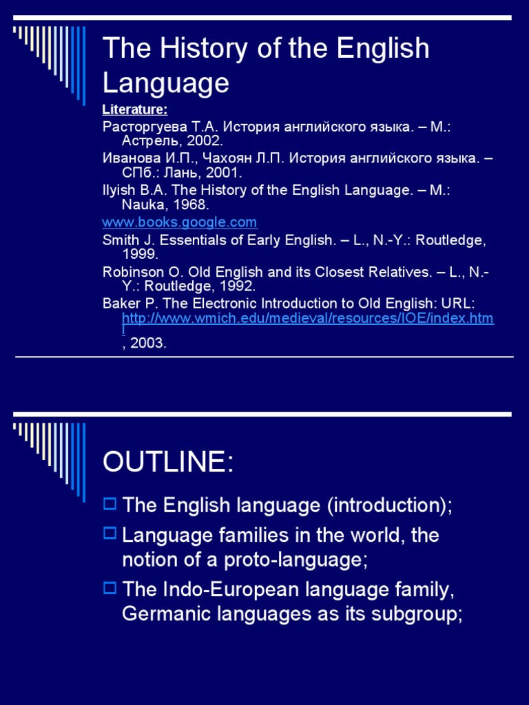 The History of The English Language | PDF | Languages | Foreign Language Studies