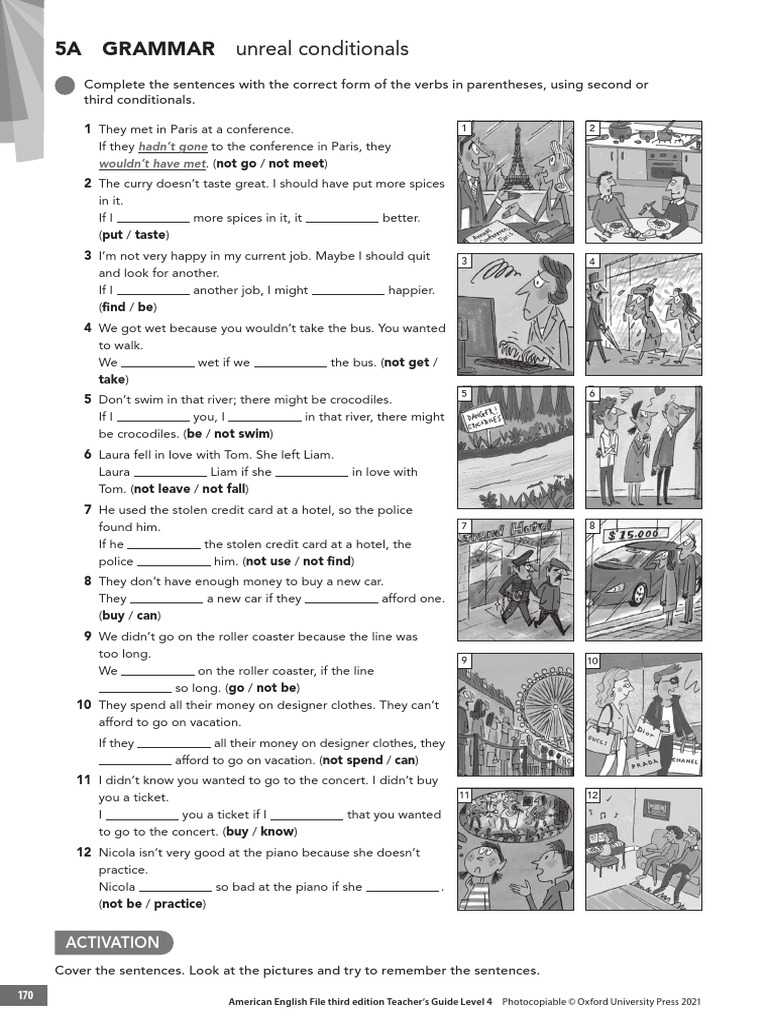 AEF3e Level 4 TG PCM Grammar 5A | PDF | Syntax | Grammar