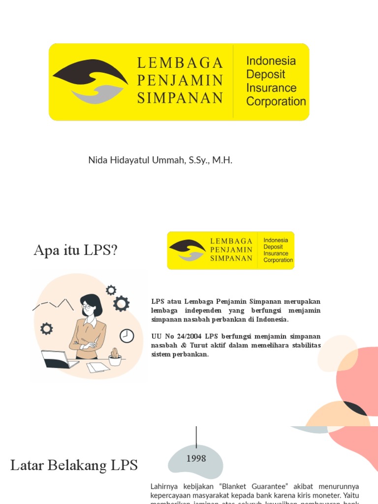 LPS (Lembaga Penjamin Simpanan) | PDF | Pengelolaan Keuangan & Uang