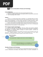Midterm Exam in STS | PDF | Science | Science And Technology