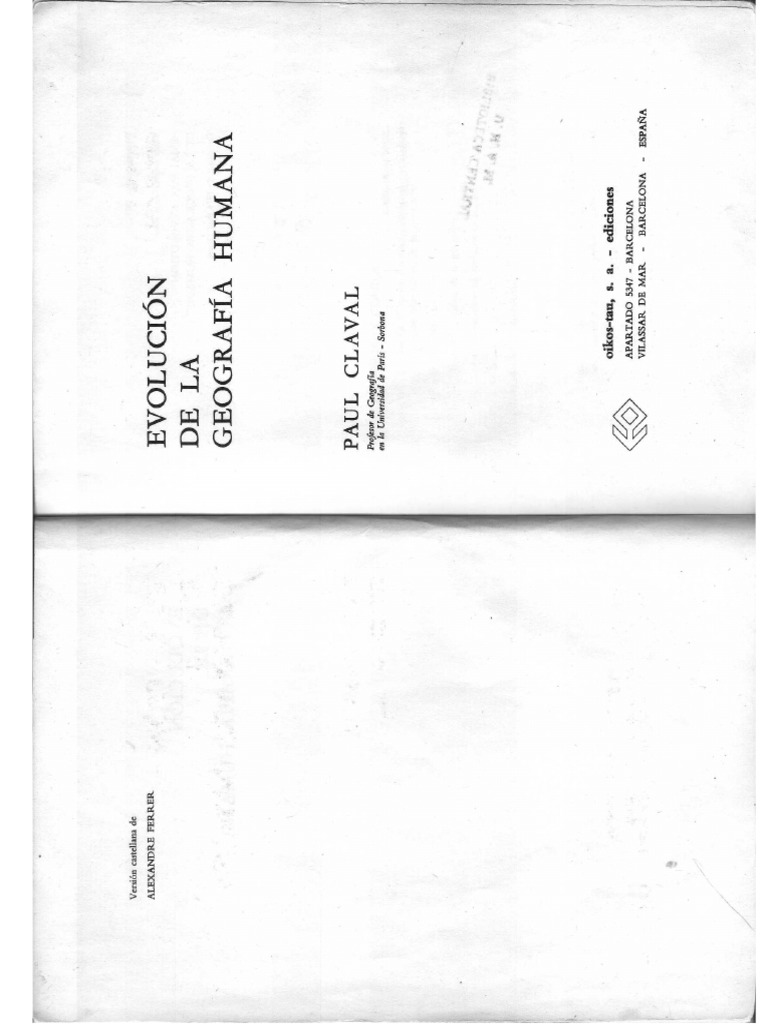 Paul Claval | PDF