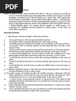 Prayers To Attract Divine Favour and Destiny Helpers - Evangelist Joshua | PDF | Jesus | Prayer