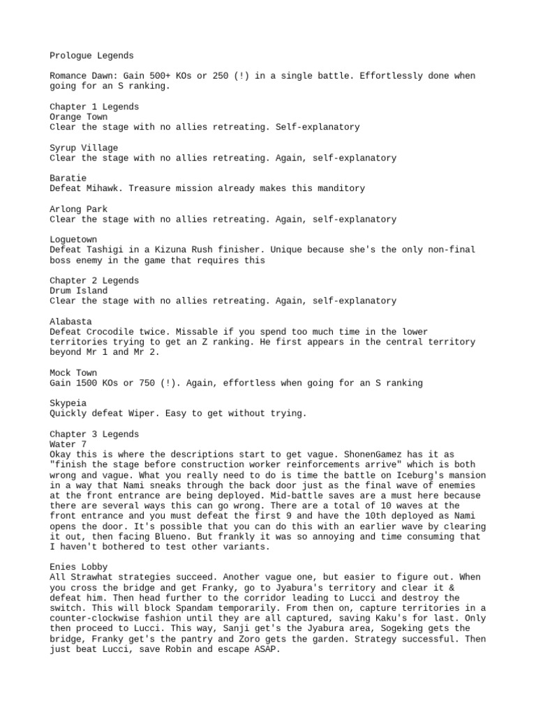 Opw3 Legend Log | PDF | History