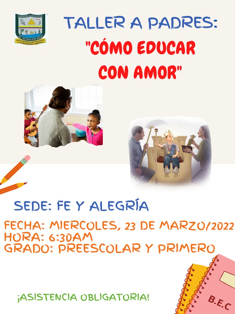 Taller Cómo Educar Con Amor | PDF