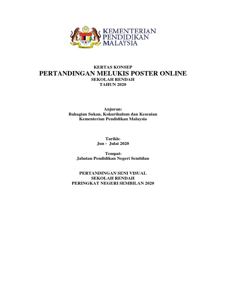 Poster Sekolah Rendah | PDF