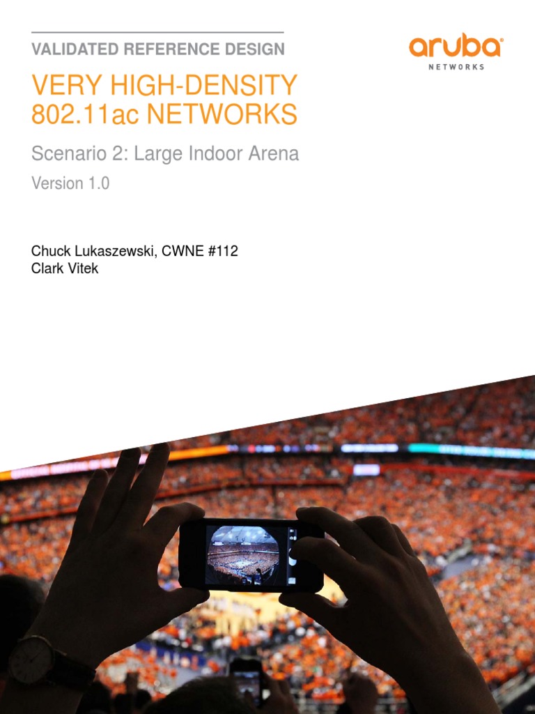 Aruba VHD - VRD - Scenario2 - Large - Indoor - Arena | PDF | Ieee 802.11 | Wi Fi