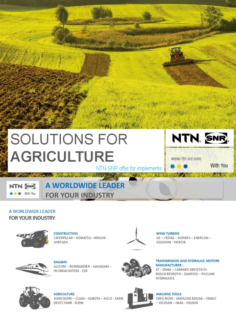 External Agri Range For Iam Customer Presentation (GB) | PDF | Bearing (Mechanical) | Hay