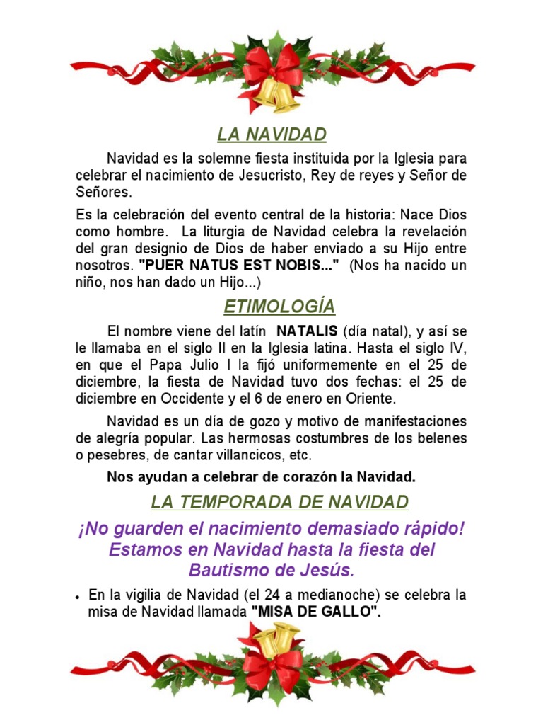 NAVIDAD | PDF | Navidad | Papá Noel