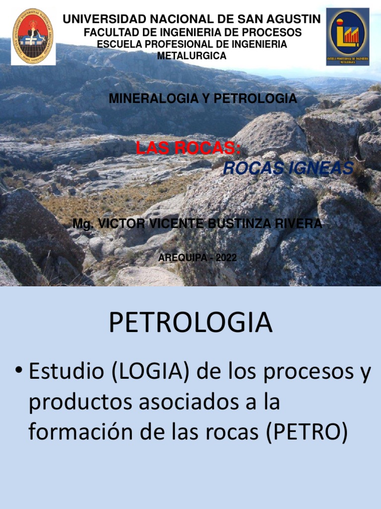 3 Mineralogía y Petrología | PDF | Roca ígnea | Roca (geología)