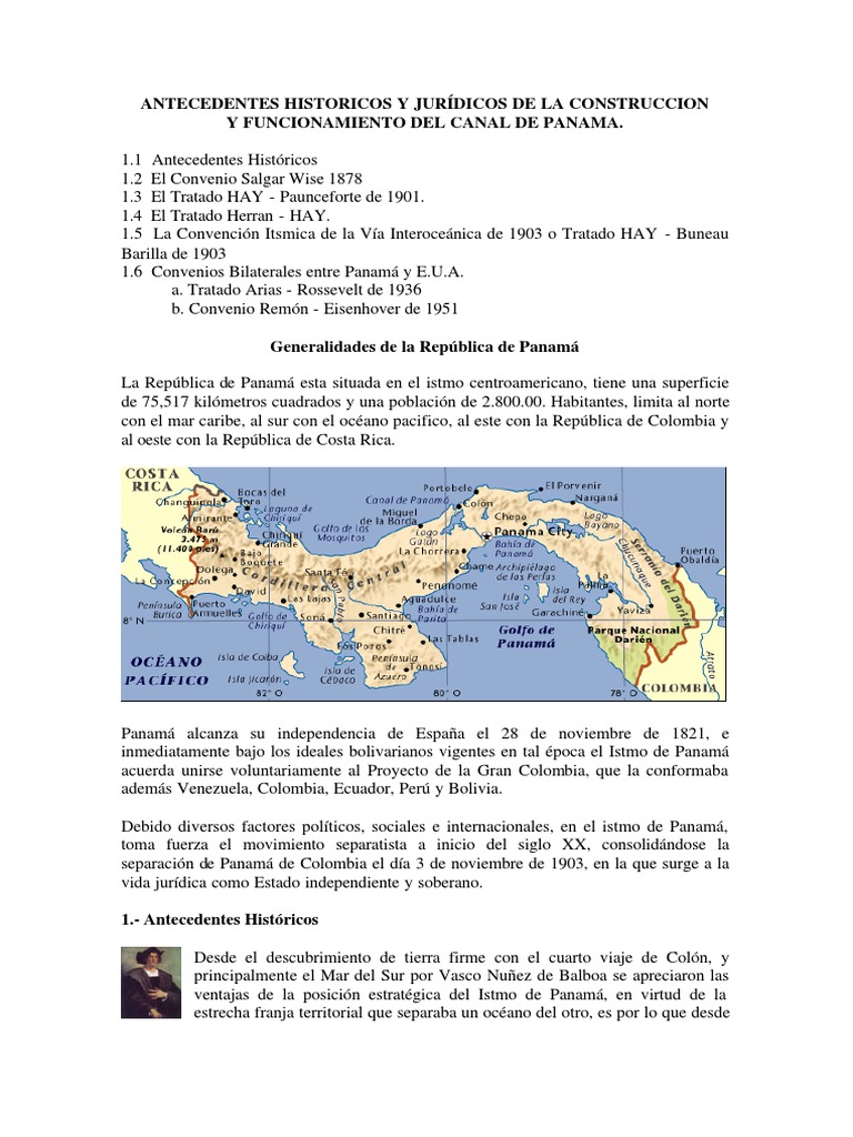 Antecedenteshistoricos | PDF | canal de Panama | Panamá