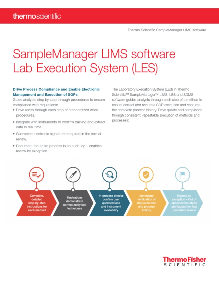 Laboratory Execution System Les Brochure | PDF | Laboratories | Real Time Computing