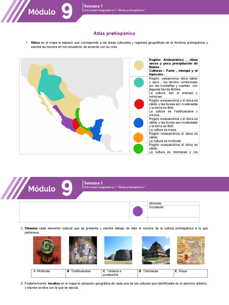 M09 S1 Ai1 Word | PDF | Mesoamérica | Era precolombina