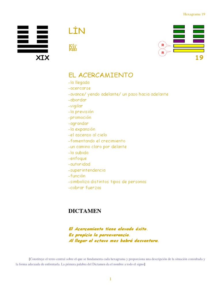 Hexagram A 19 | PDF | Yin y yang