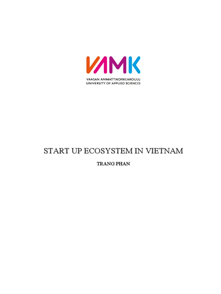 Startup Ecosystem in Vietnam | PDF | Startup Company | Small Business ...