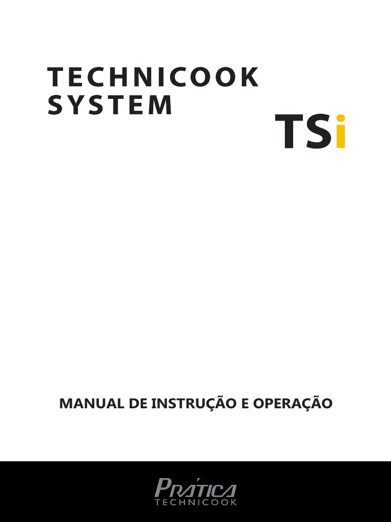 Manual Technicook System TSi e TSiG Português | PDF | Forno | Temperatura