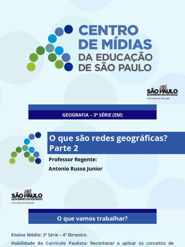 O Que São Redes Geográficas | PDF