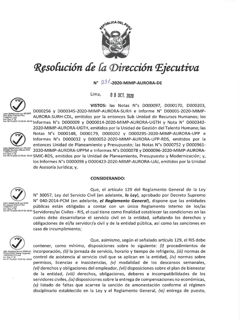 Modificación Del RIS AURORA | PDF