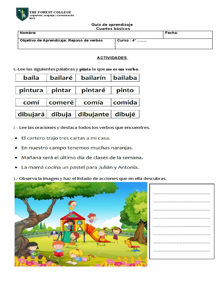 Guia de Verbos | PDF