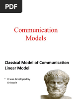 Differentiating The Various Models of Communication | PDF