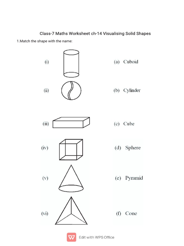 3d Shapes | PDF