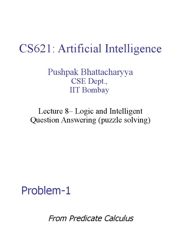 Unit 3 Resolution Refutation Examples | PDF | Inference | Deductive ...