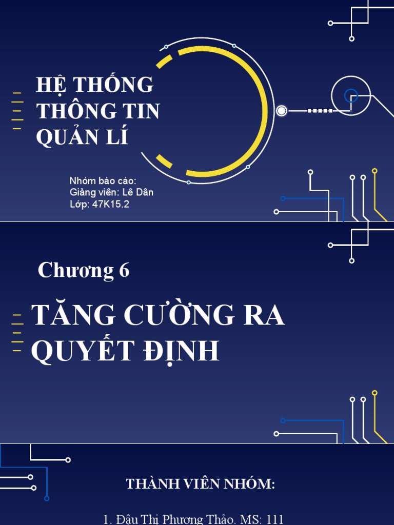 Ch6. Tang Cuong Ra Quyet Dinh | PDF