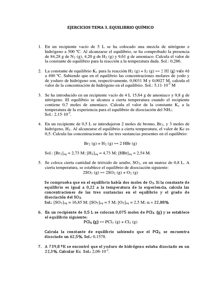 EJERCICIOS TEMA 3 Con Soluciones | PDF