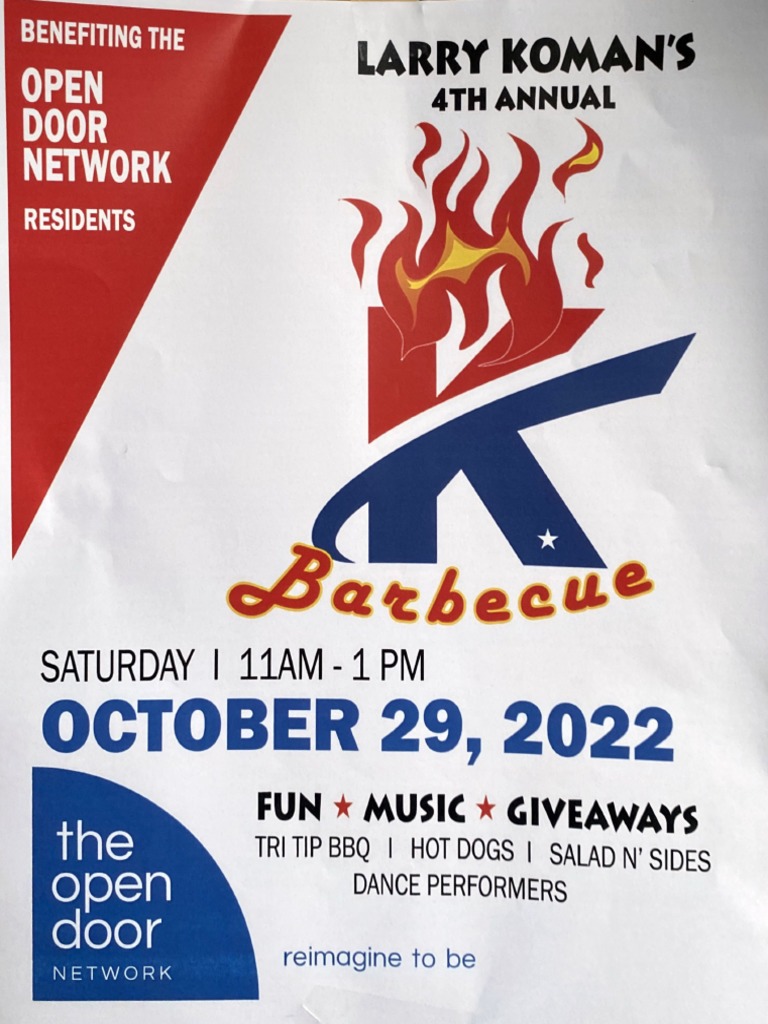 4th Annual Larry Koman's BBQ For Our Homeless Flyer | PDF