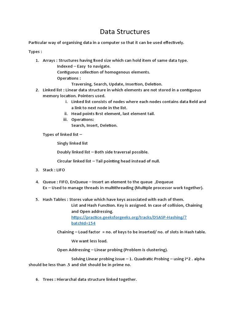 Data Structures | Download Free PDF | Queue (Abstract Data Type) | Data ...