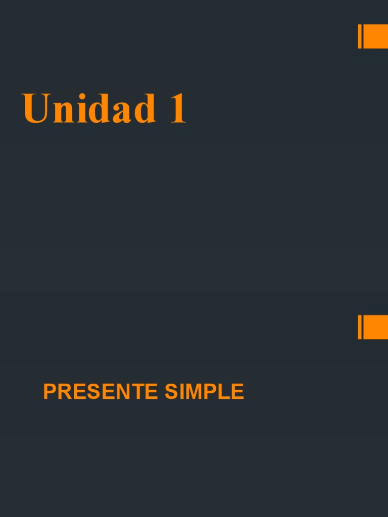 Guía del Presente Simple en Inglés | PDF | Verbo | Gramática