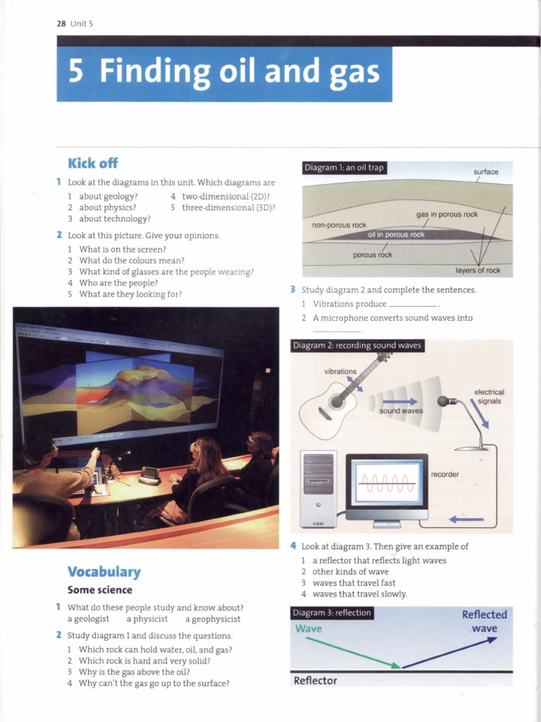 Oil and Gas 1 - Student's Book | PDF | Subject (Grammar) | Verb