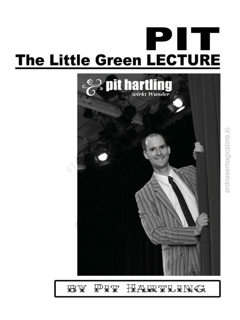 Pit Hartling - The Little Green Lecture - 3 | PDF