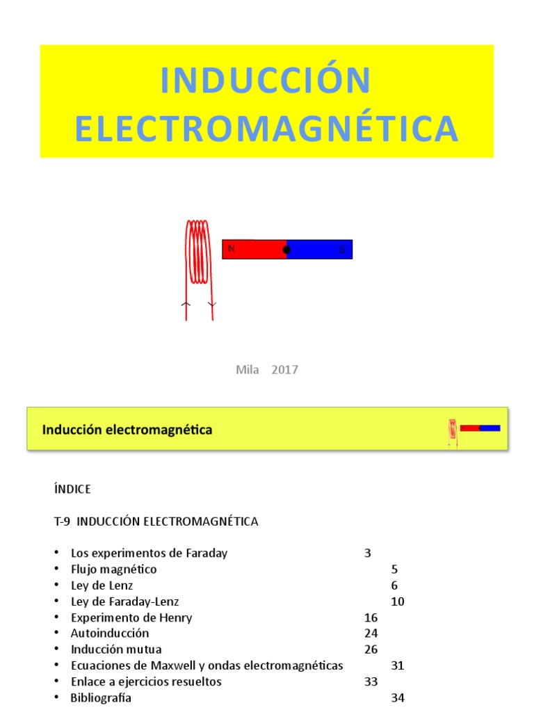 Induccion Electromagnetica | PDF | Inducción electromagnética | Inductor