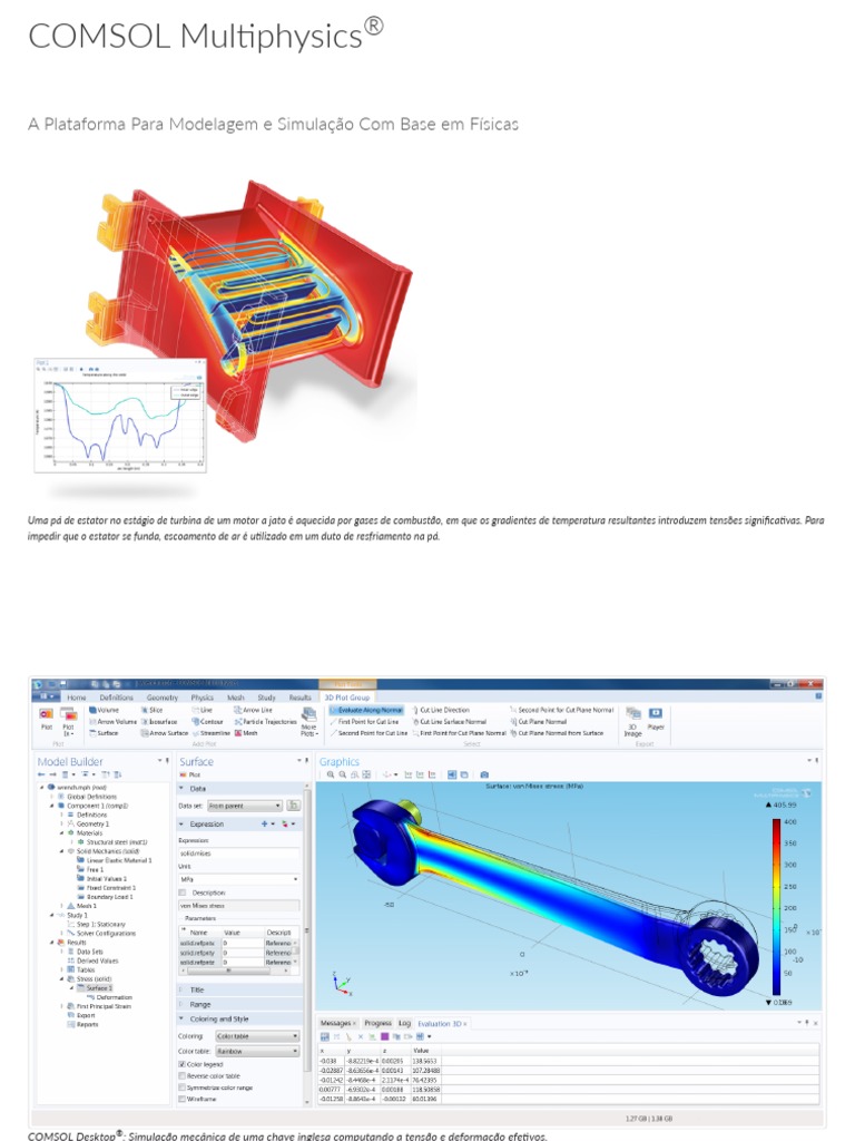 Comsol Multiphysics | PDF | Ambiente de desktop | Desenho assistido por computador