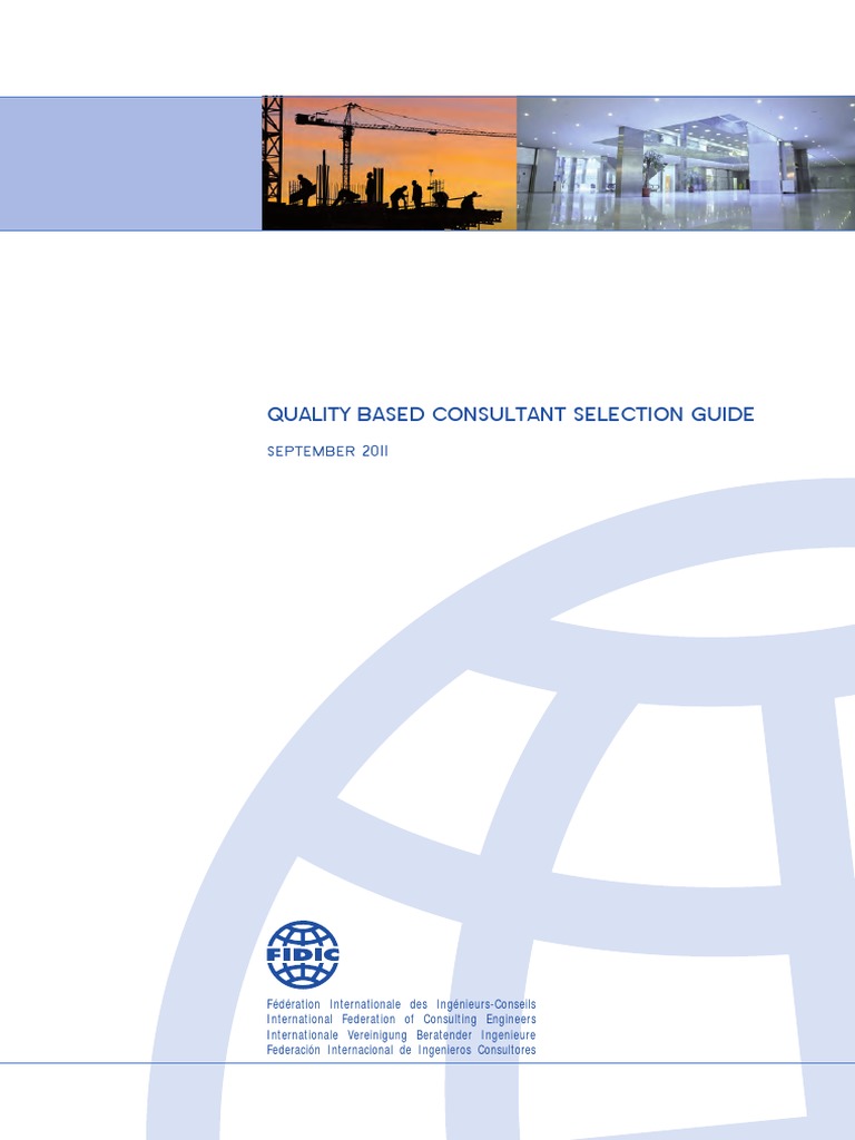 Quality Based Selection Guideline 2011 | PDF | Consultant | Competence ...