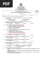 Midterm Exam Sa Filipino 12 (Pagsulat Sa Filipino Sa Piling Larang - Akademik) | PDF