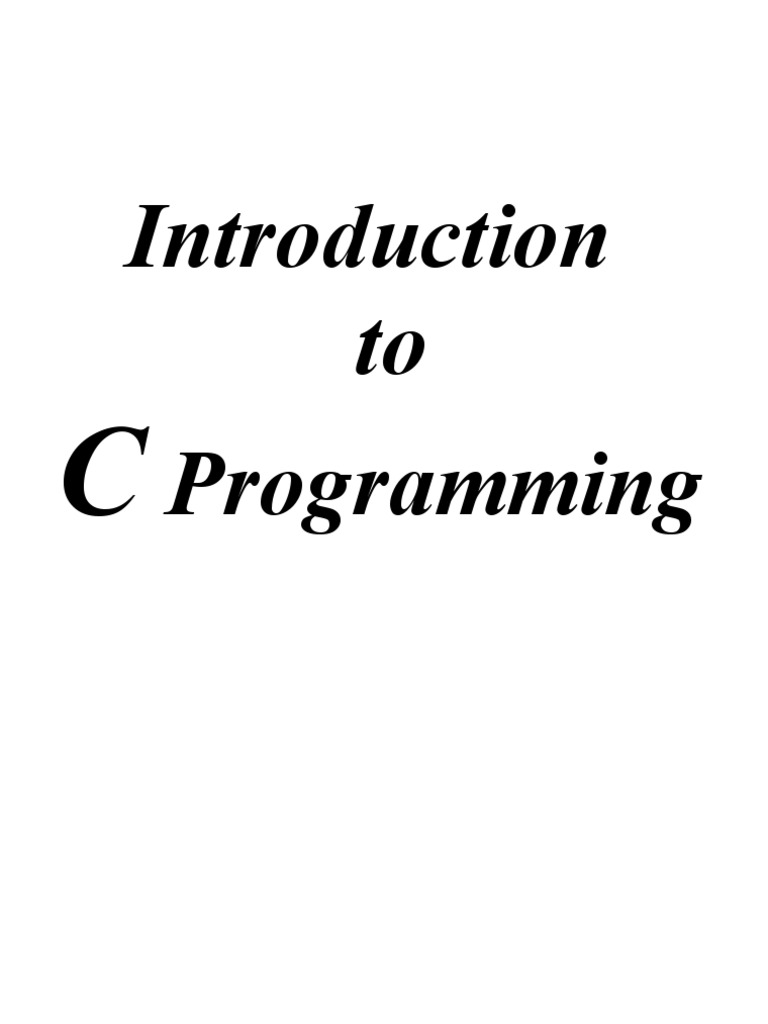 C Programs Pdf Parameter Computer Programming Data Type