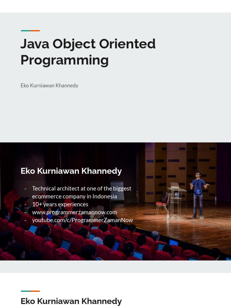 Java OOP (Programmer Zaman Now | PDF